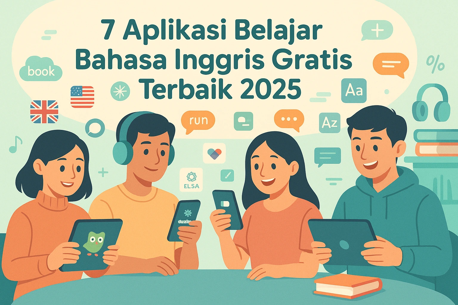 7 Aplikasi Gratis Terbaik untuk Membantu Kamu Belajar Bahasa Inggris