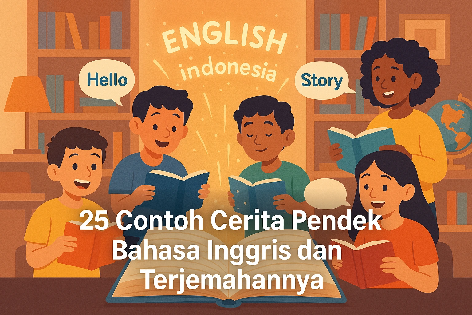 25 Contoh Cerita Pendek Bahasa Inggris dan Terjemahannya